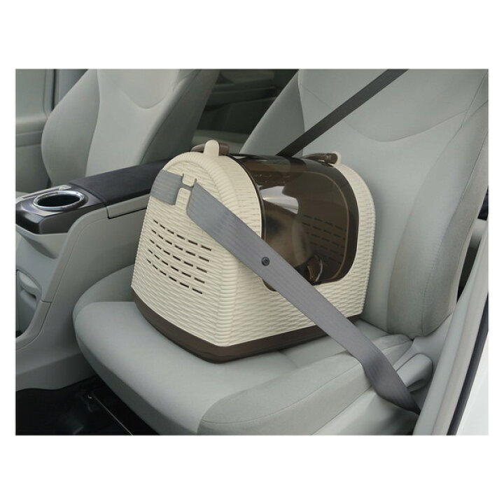 日本Richell 藤織手提寵物箱(米白) | 香港兔友協會 - 網上義賣商店